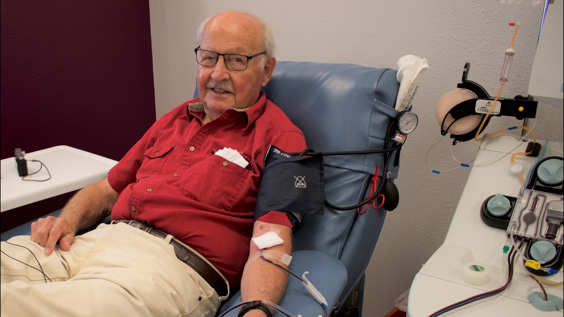 Vitalant celebrates first 90-gallon blood donor in Boulder | 9news.com