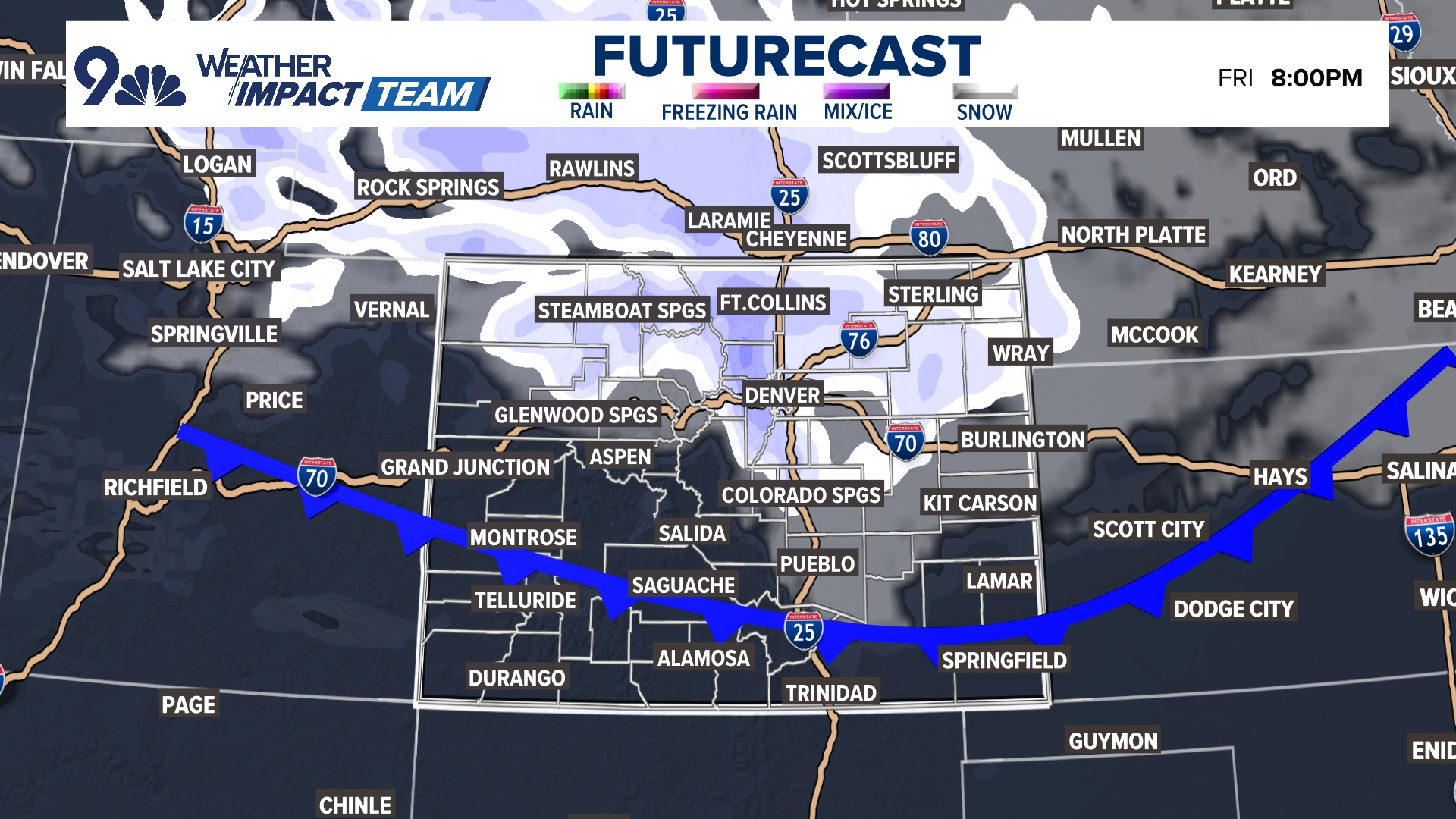 Denver weather: Below-zero cold temps, snow in latest Colorado forecast ...