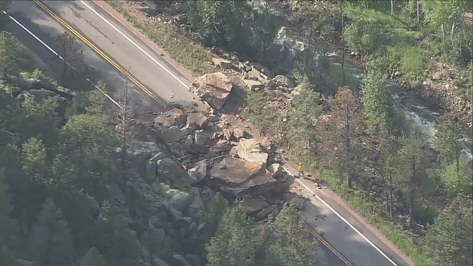 Colorado Highway 7 reopens after rockslide closed it for 12 days ...
