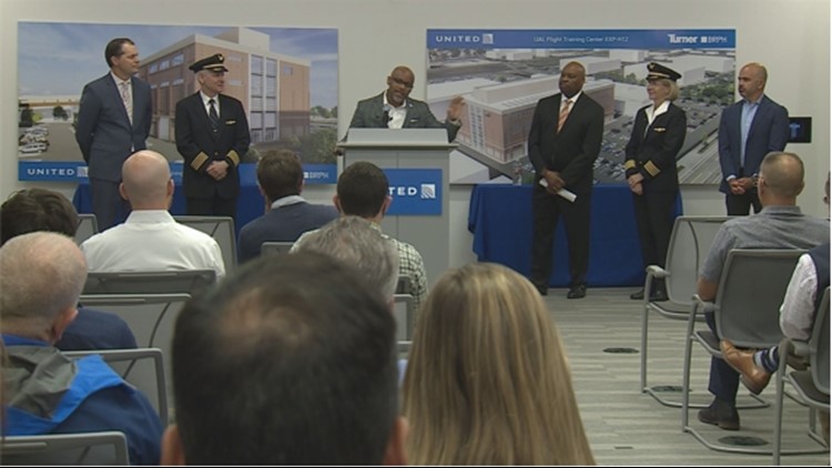United expanding Flight Training Center in Central Park Denver | 9news.com