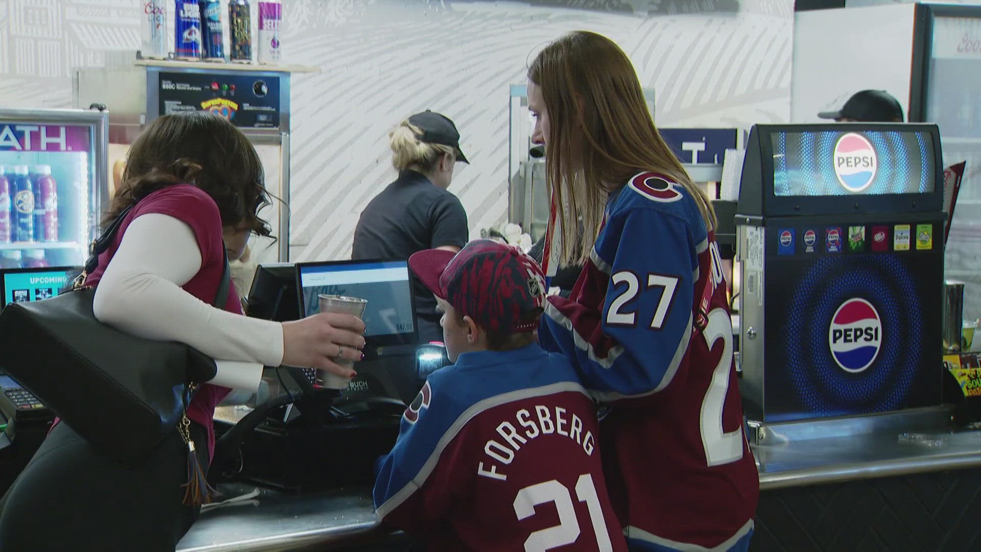 Avs fans greeted with new, low-priced concession stands at Ball Arena ...