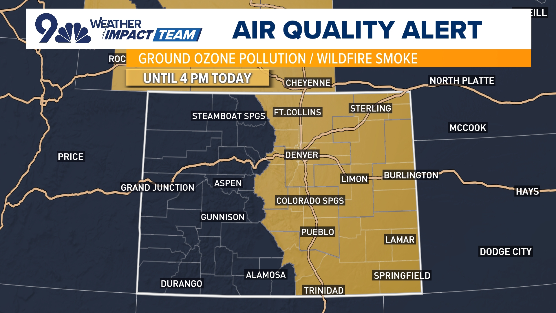 Denver's air quality among worst in the world again Wednesday | 9news.com