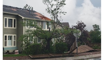 Tornado causes damage in Highlands Ranch, Colorado | 9news.com