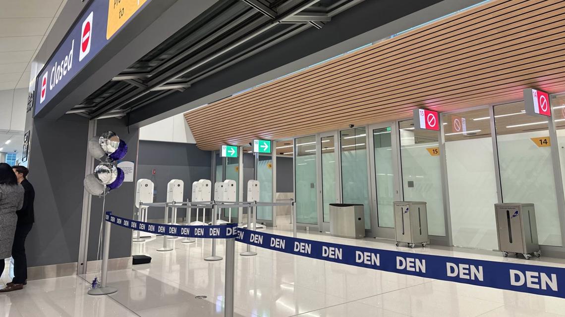 Brand-new West Security Checkpoint opens at Denver airport | 9news.com
