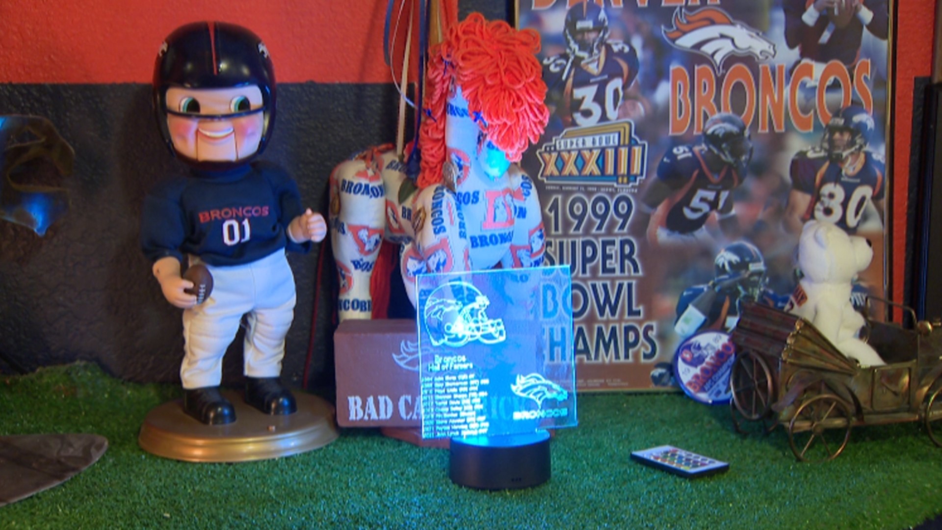 Denver Broncos 'Abuelita' has huge collection of memorabilia | 9news.com