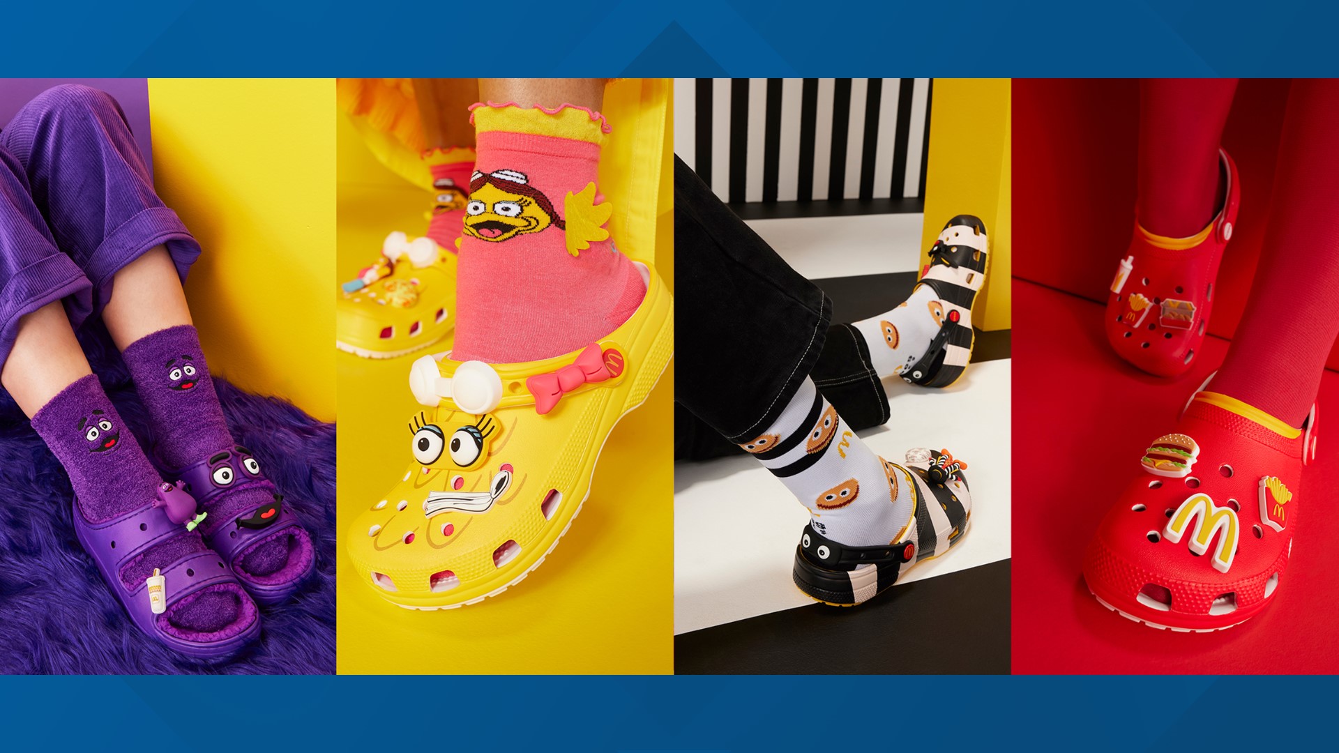 Crocs, McDonald's team up on unusual line of footwear | 9news.com