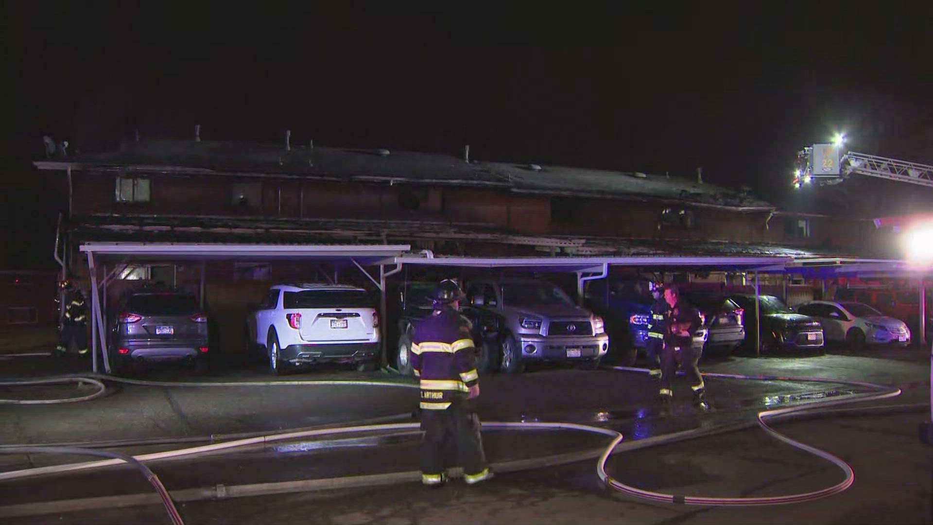 Crews battle early morning fire in southeast Denver | 9news.com