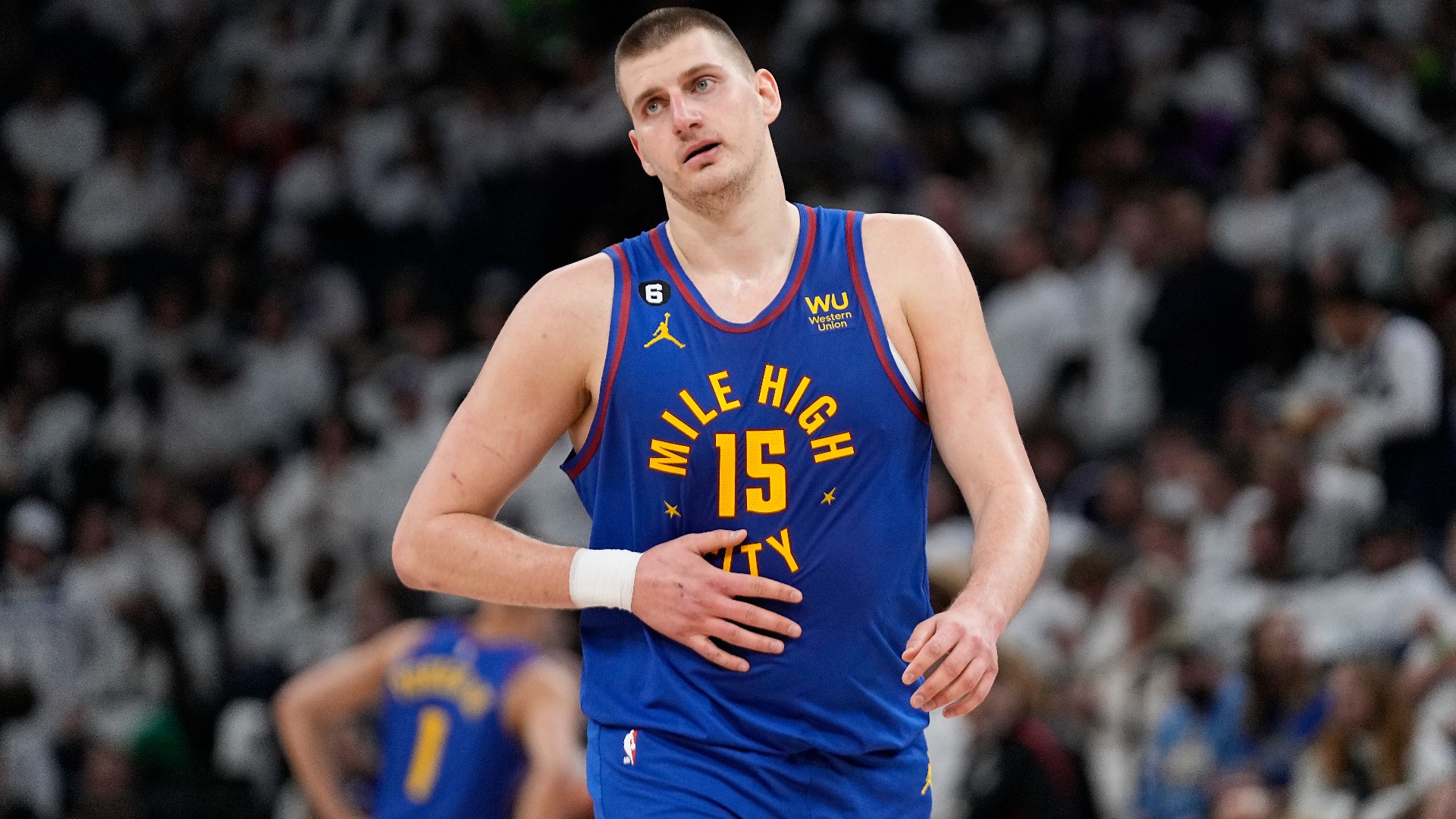 Jokic has triple-double, Nuggets beat Wolves for 3-0 series lead ...