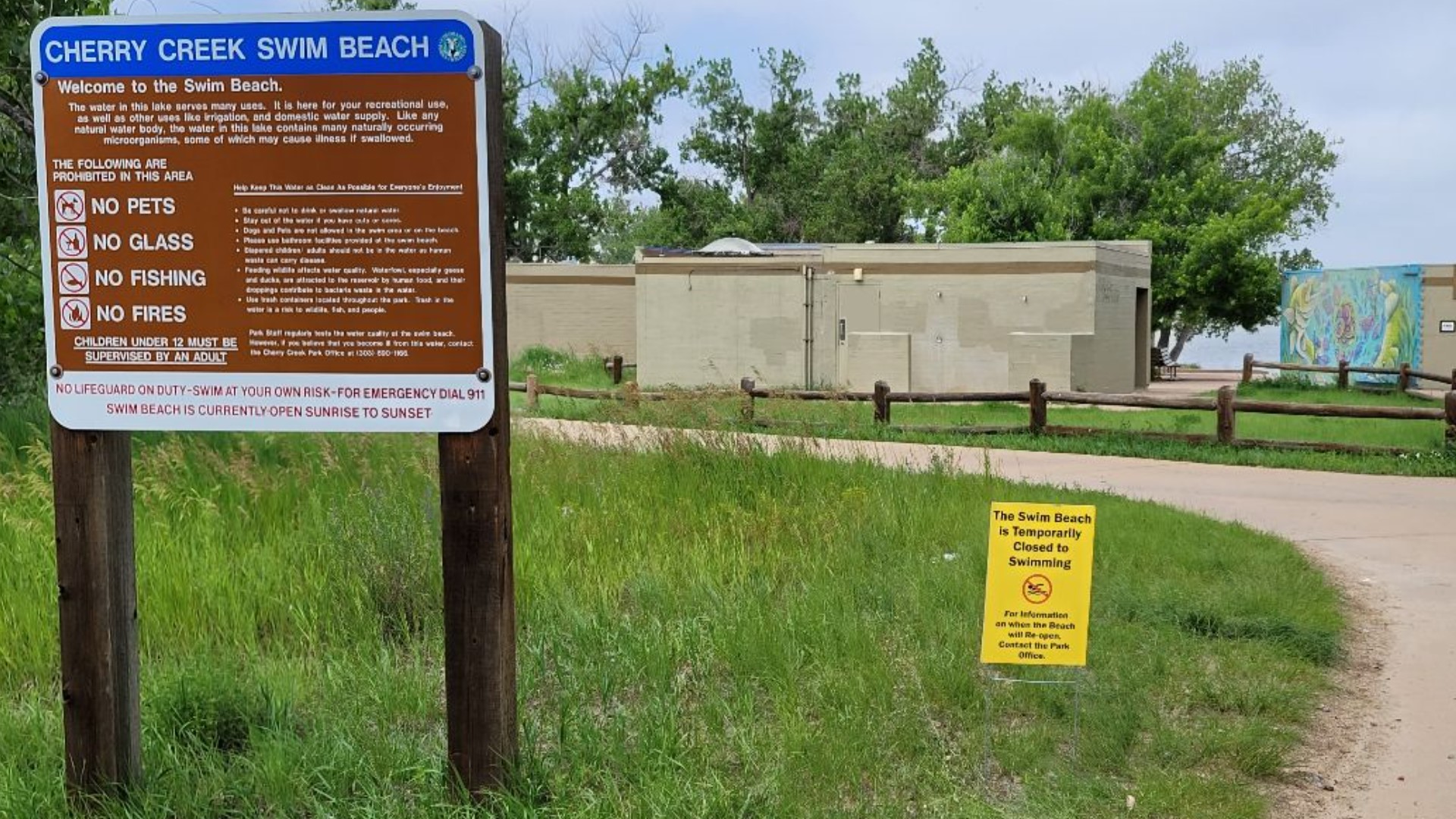 Cherry Creek swim beach back open | 9news.com