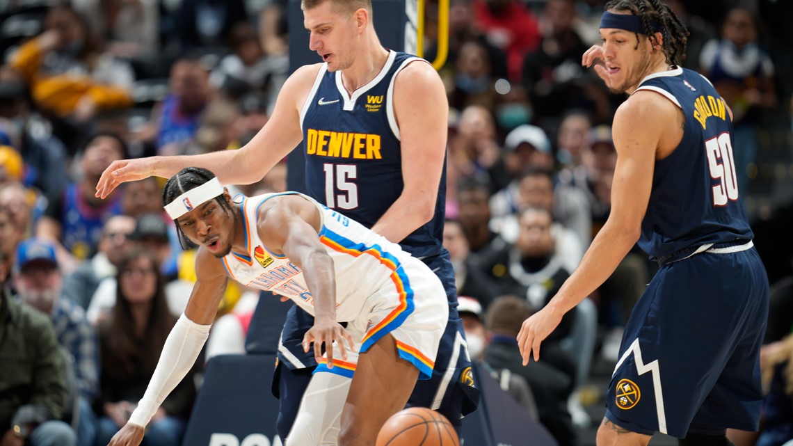 Gilgeous-Alexander, Roby lead Thunder by Nuggets | 9news.com