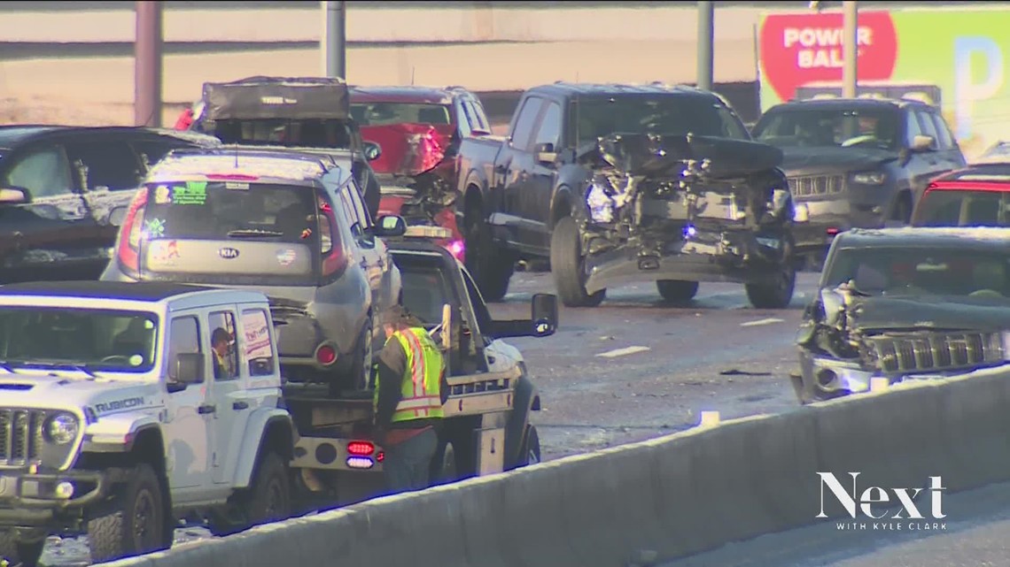 Massive pileup in Colorado makes determining fault difficult | 9news.com
