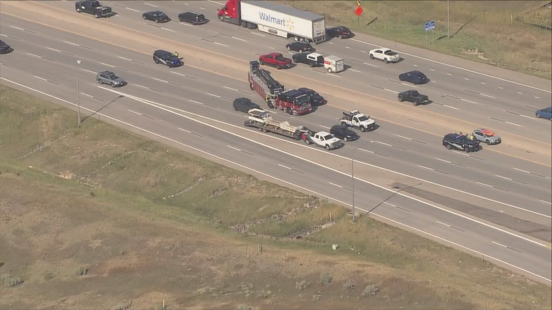 Driver hit and killed by tire on Interstate 25 in Lone Tree, Colorado ...