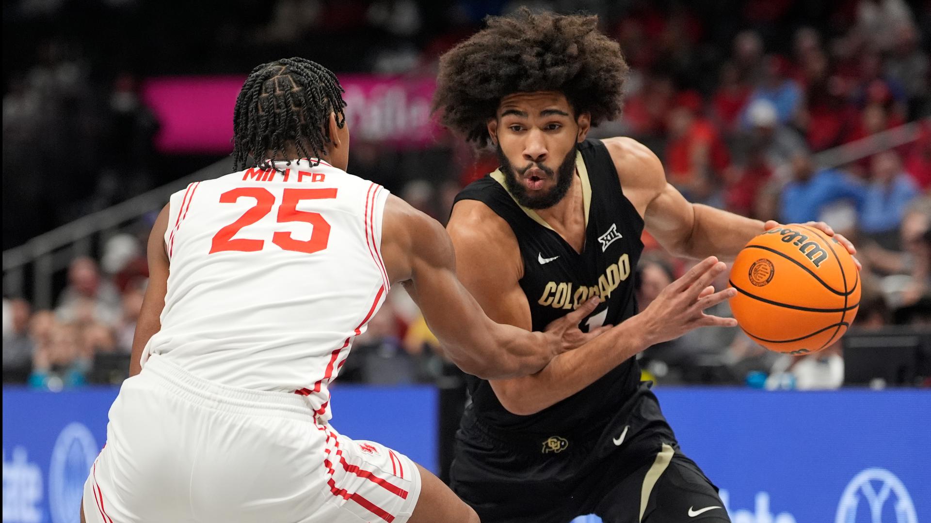 Houston beats Colorado 77-69 in Big 12 quarterfinal | 9news.com