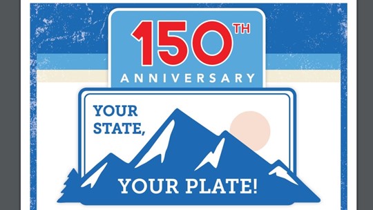 6 finalists to be 150th anniversary license plate in Colorado | 9news.com