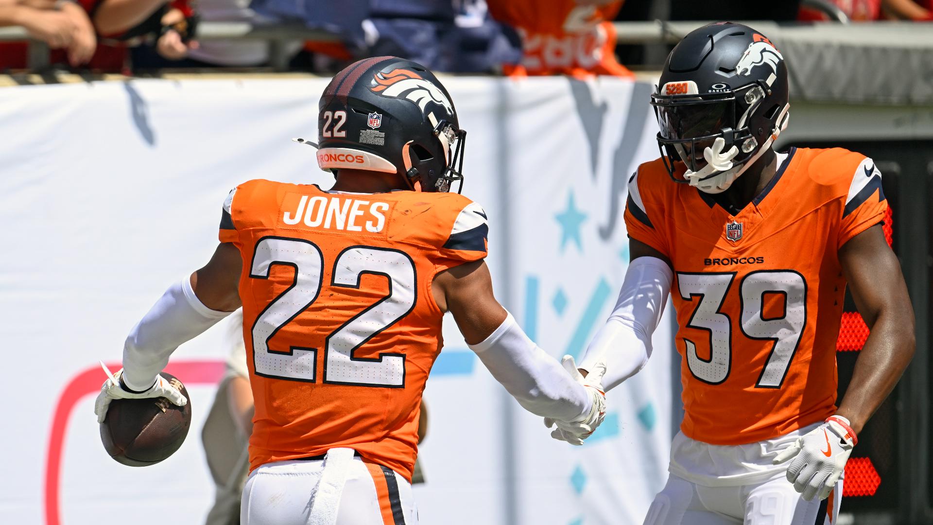 Brandon Jones has two long, turnover returns in Broncos win | 9news.com