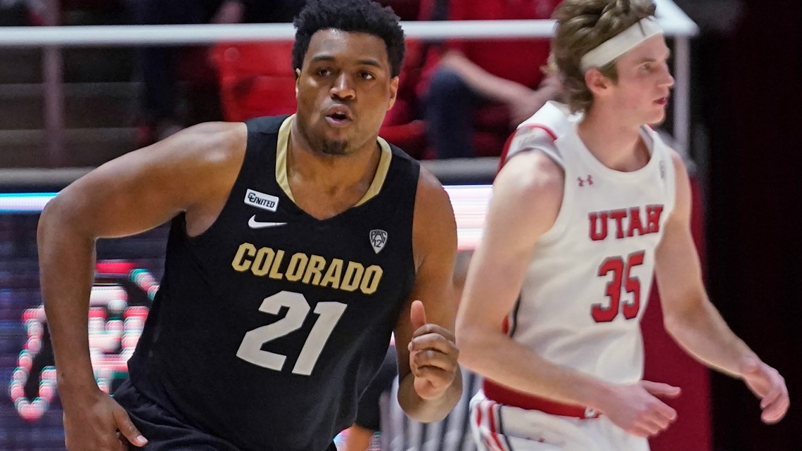 Evan Battey's career night sparks Colorado to win over Utah | 9news.com