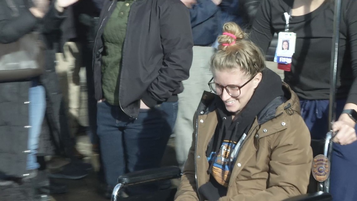 Officer Ashley Ferris released from hospital | 9news.com