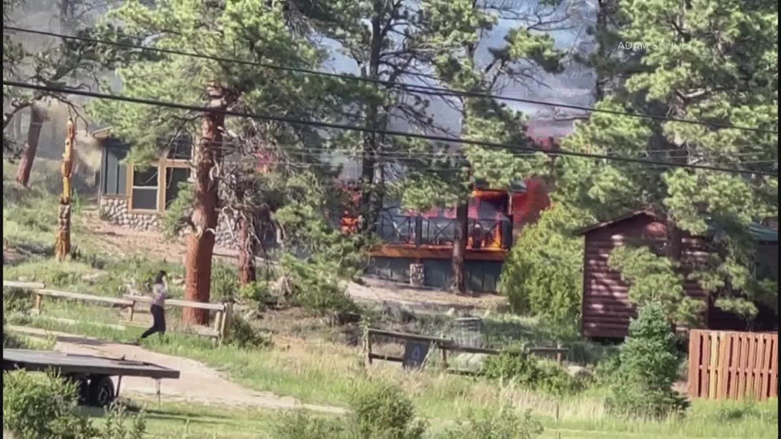 Fire prompts evacuations in Red Feather Lakes | 9news.com