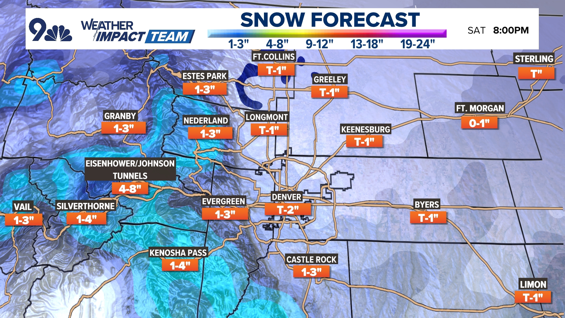 Snow chances return to Colorado: Here's what we're tracking | 9news.com
