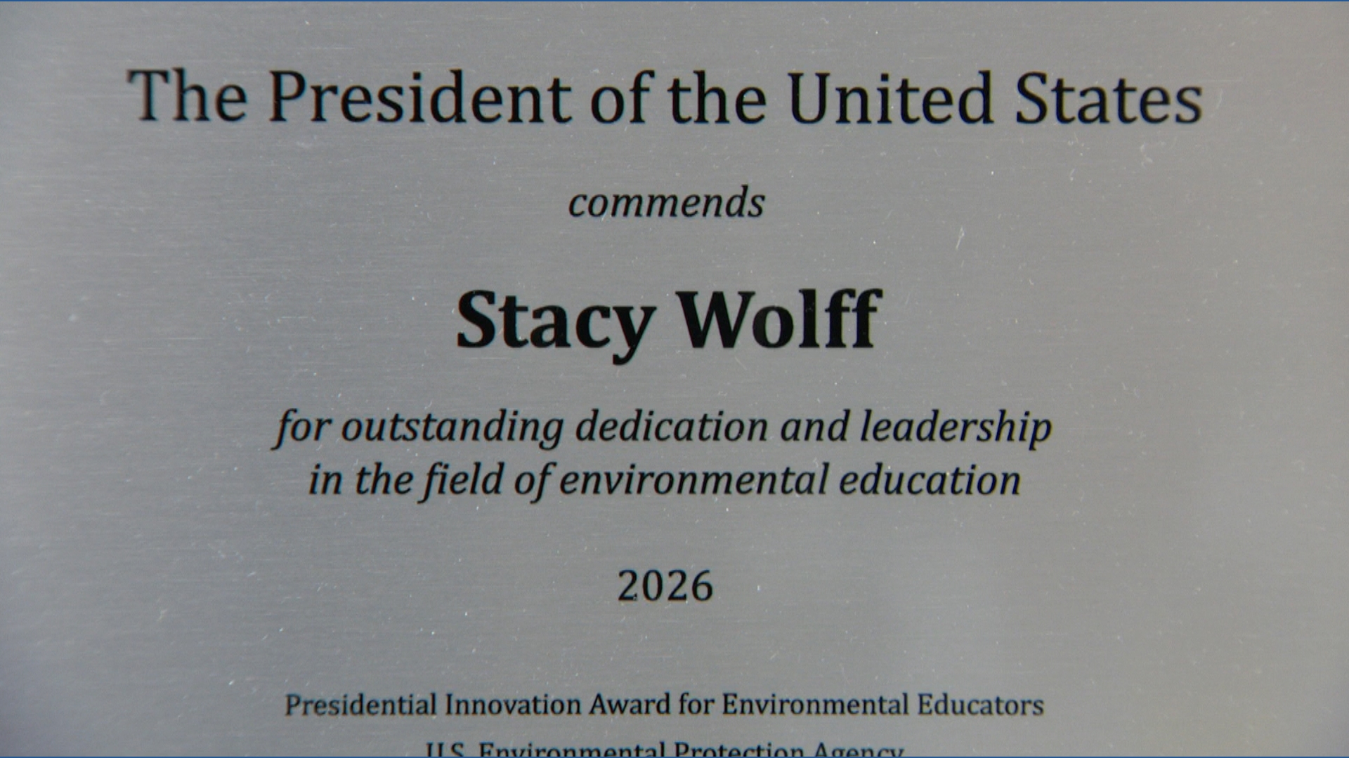 Longmont teacher earns prestigious national award for environmental ...