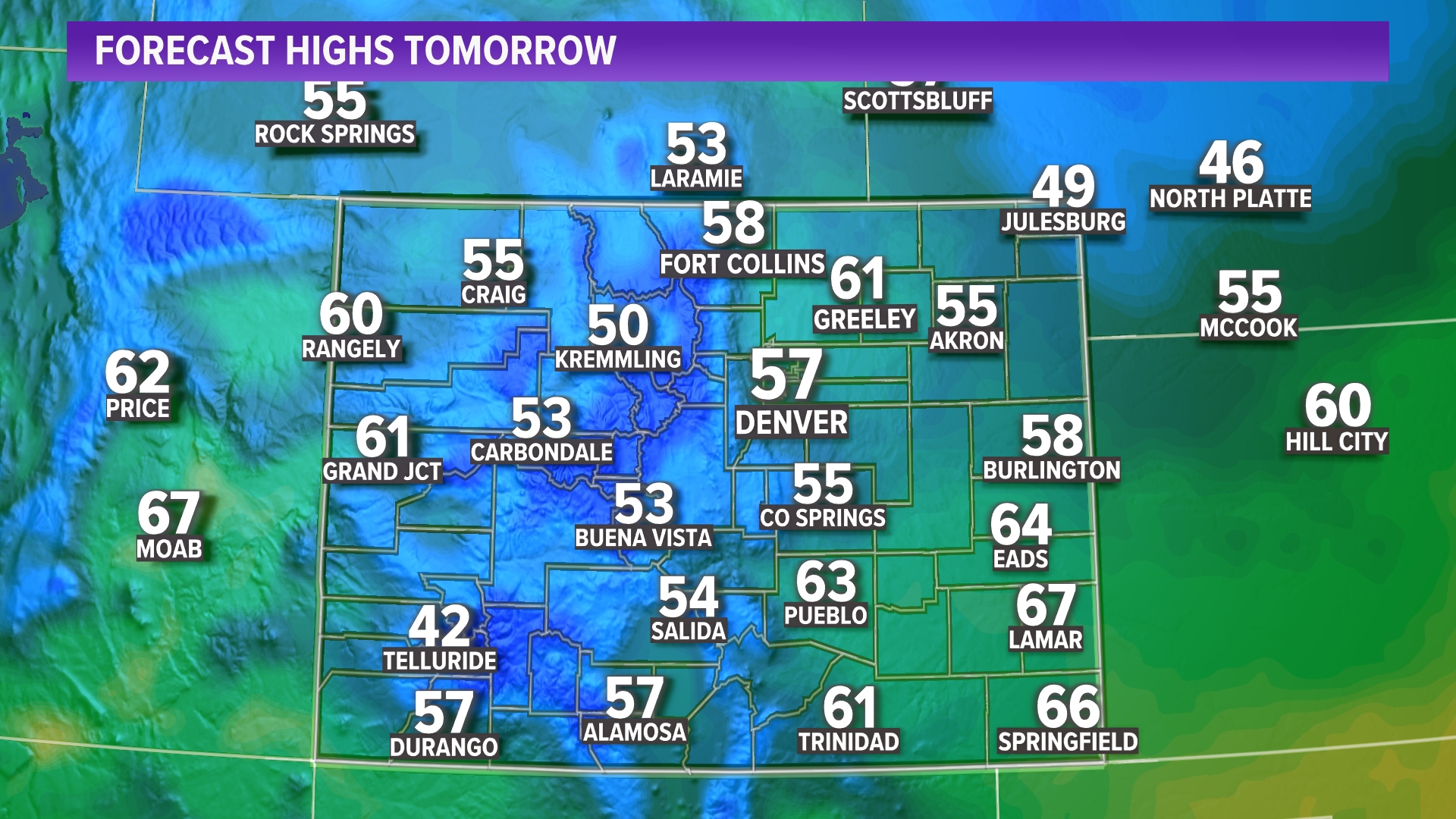 Denver, Colorado, Front Range weather forecast | 9news.com