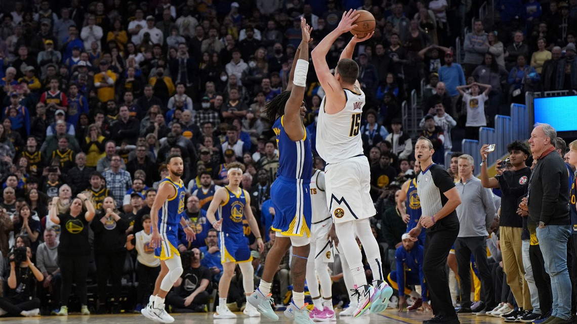 Nuggets defeat Warriors 130-127 | 9news.com