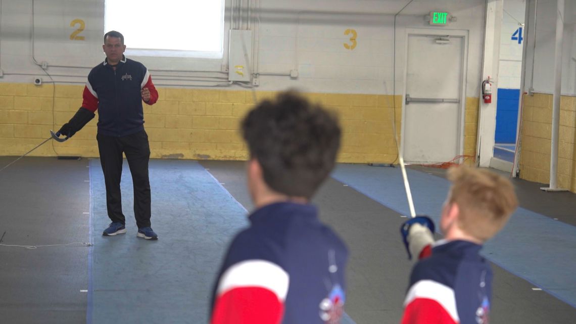 Hender Medina fencing coach in Denver | 9news.com