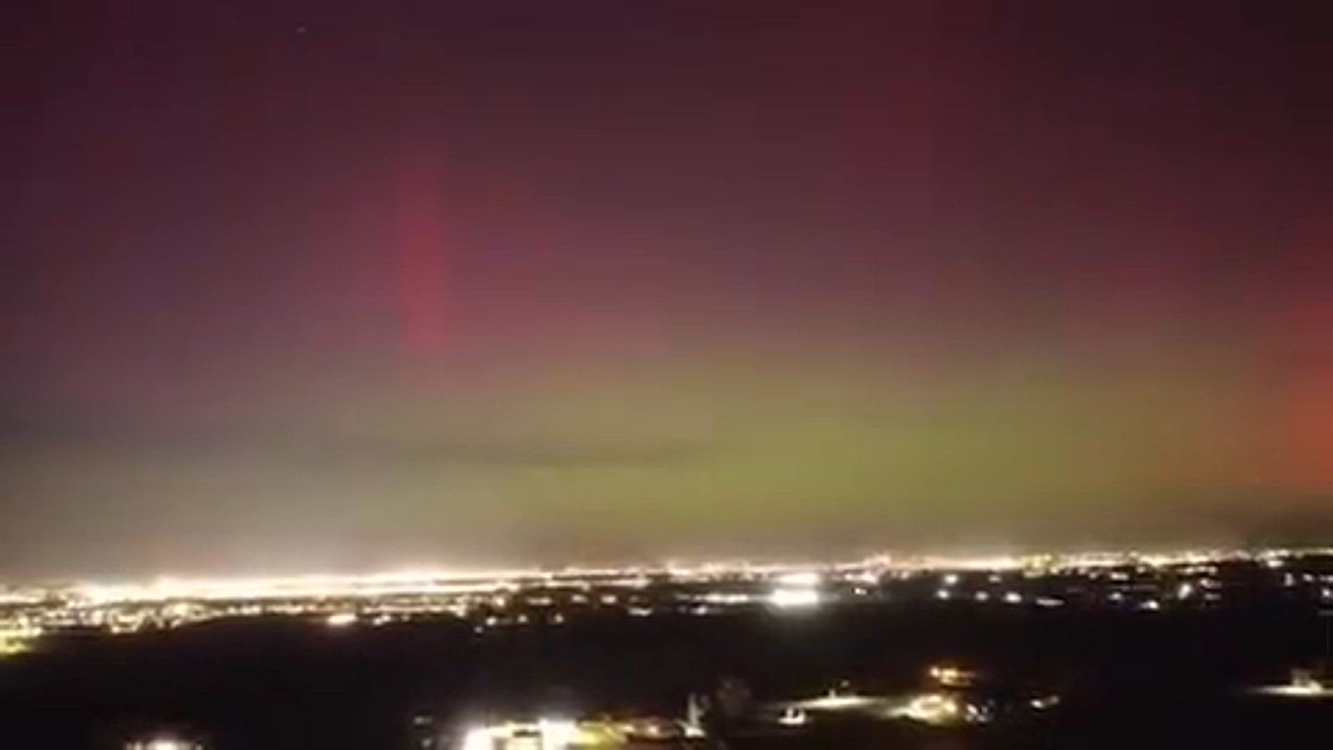 Drone timelapse of Aurora Borealis | 9news.com