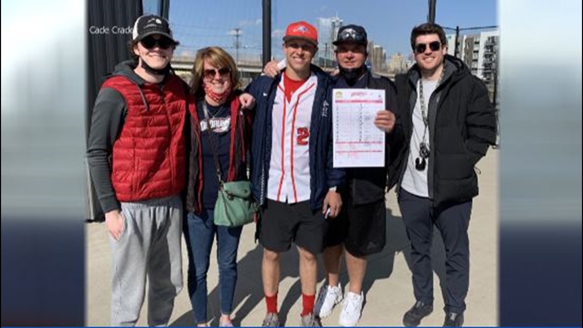 Metro State baseball's Cade Crader talks about his perfect game | 9news.com