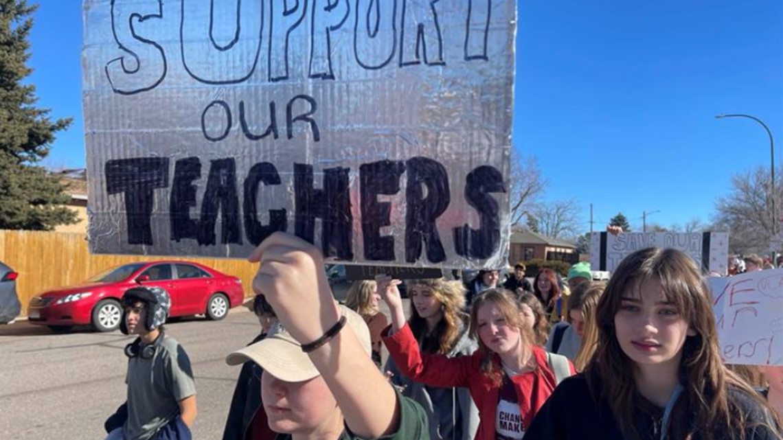 Budget cuts prompt walkout at Denver School of the Arts | 9news.com