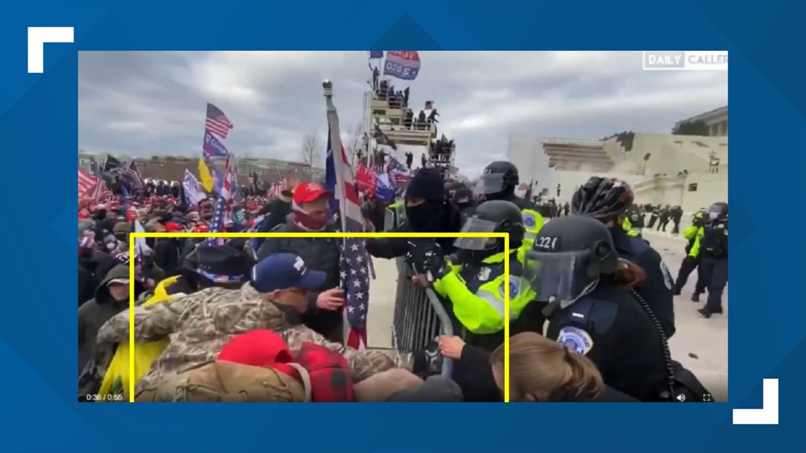 US Capitol Riot: Man accused of attacking police, photographer | 9news.com