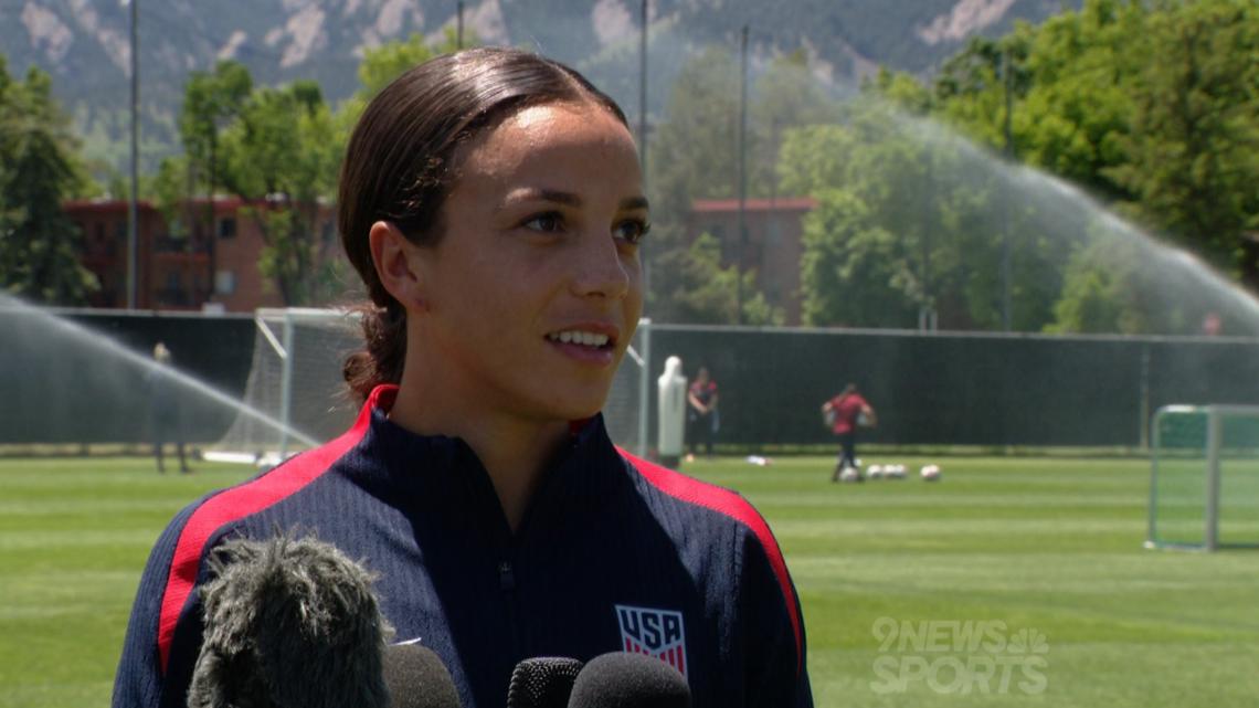 Mallory Swanson returns to Colorado with US women's soccer | 9news.com
