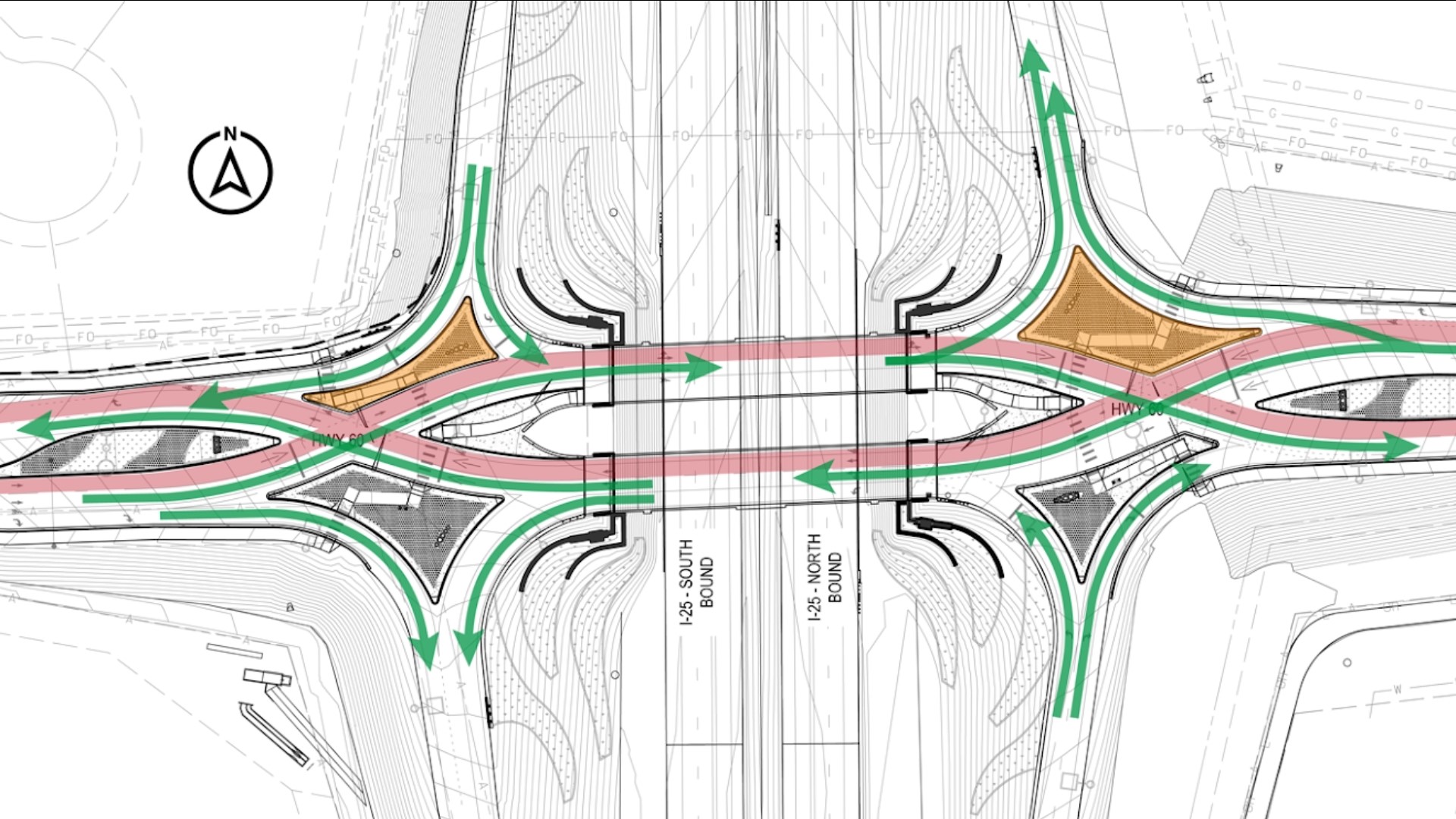 Diverging diamond interchange opens in Colorado I-25 road project ...