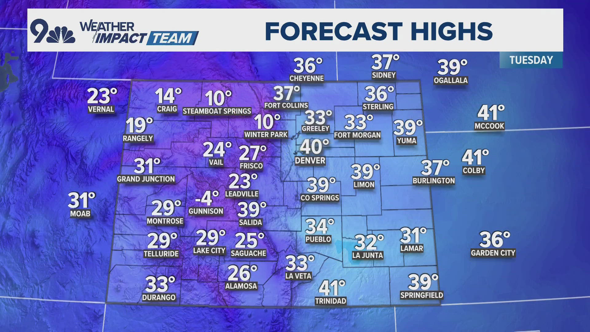 Pronóstico de Denver: Se espera nieve para el fin de semana | 9news.com