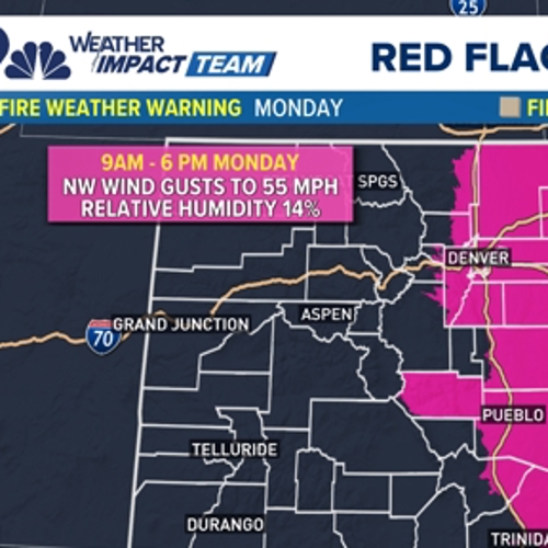 Wind gust reports from across Colorado as Red Flag Warning in effect ...