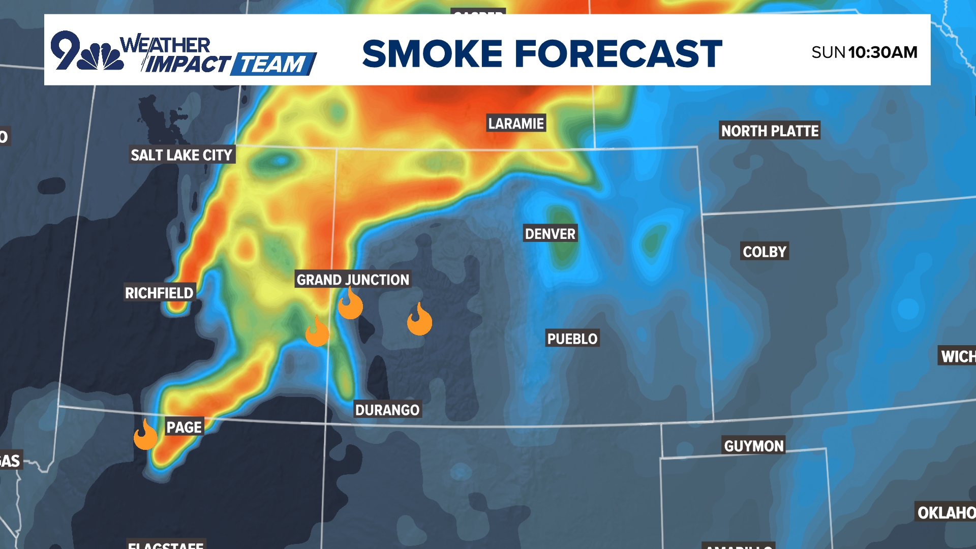 Denver faces record heat with highs near 100°, wildfire smoke in ...