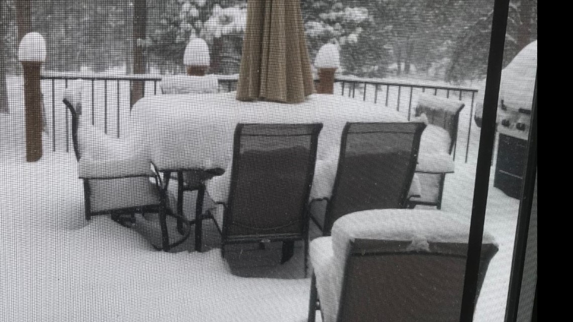 PHOTOS: Your snow-covered patio furniture after the November storm | 9news.com