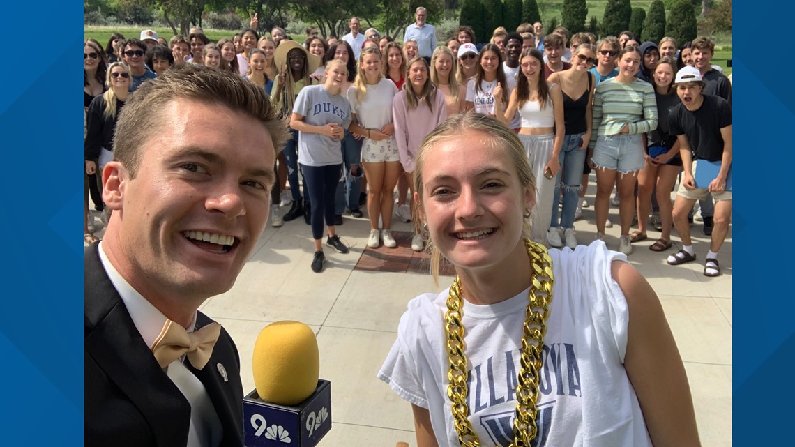 Kent Denver's Izzy Newton wins the 9NEWS Swag Chain award | 9news.com