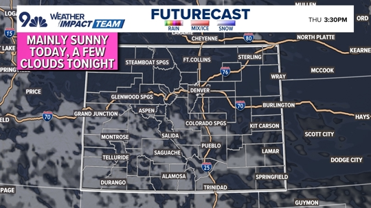 Denver, Colorado, Front Range weather forecast | 9news.com