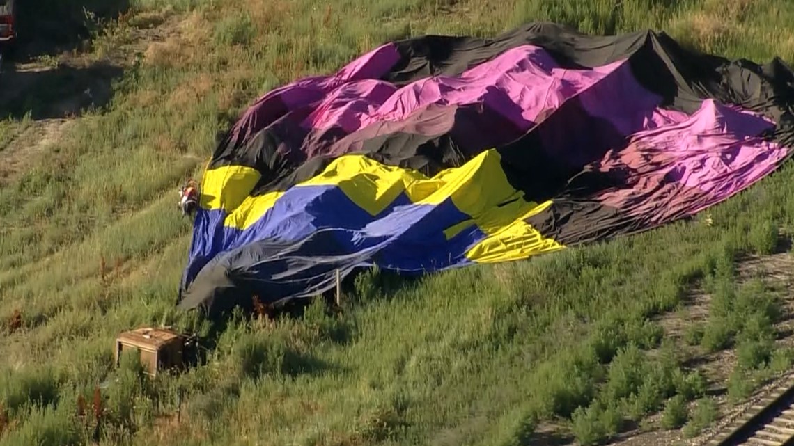 RAW: Colorado hot air balloon has hard landing | 9news.com