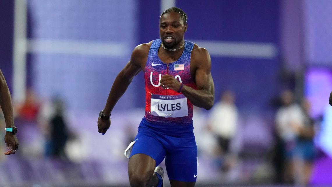 WATCH | Noah Lyles photo finish to win men's 100 meter race | 9news.com