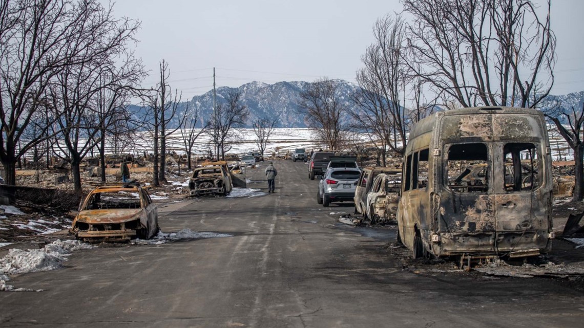 Marshall Fire map shows structures destroyed, damaged in wildfire ...
