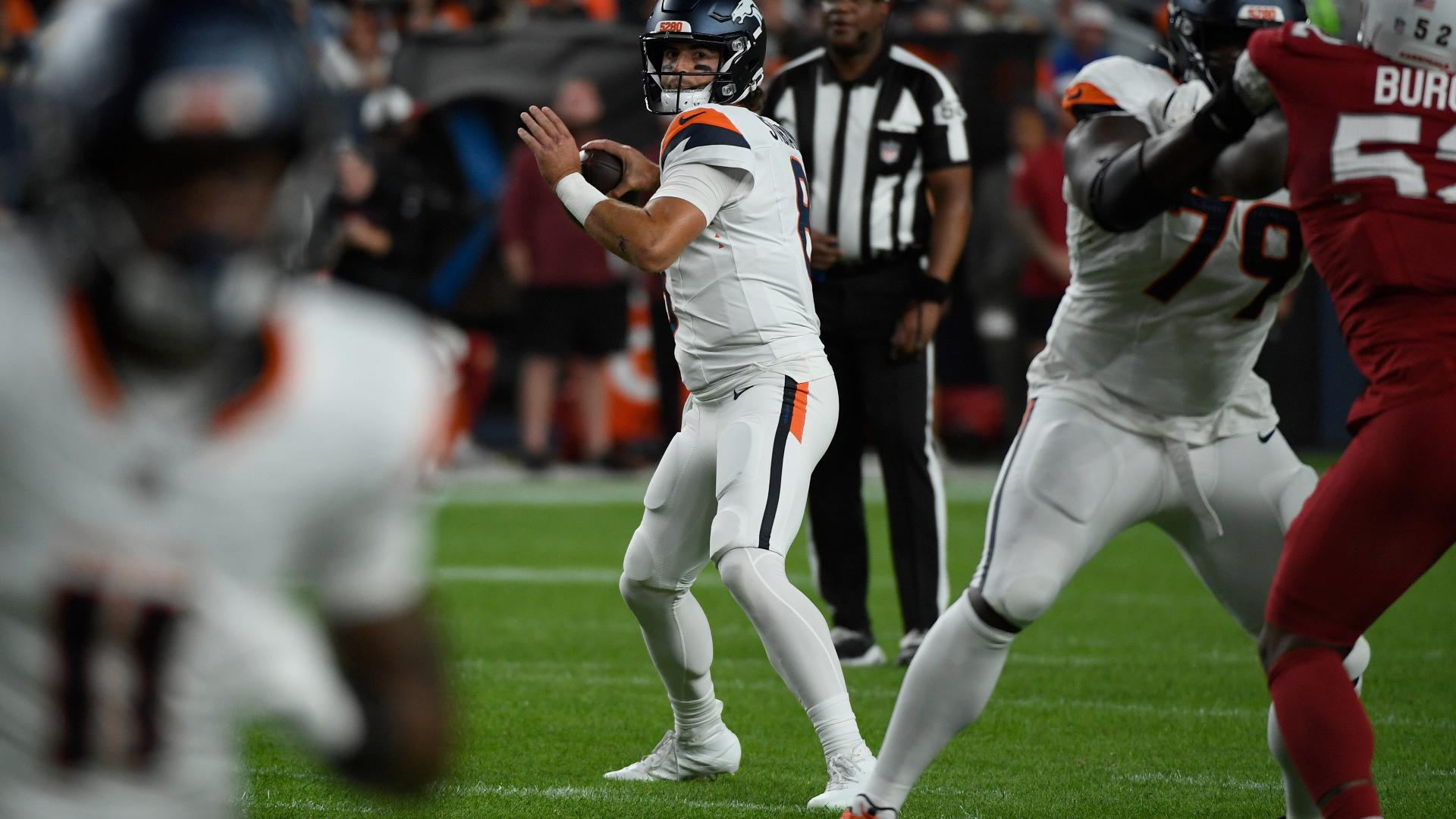 Jarrett Stidham stays hot, Broncos whip Arizona, 27-7 in second preseason game | 9news.com