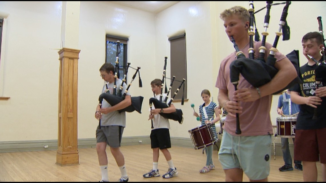 Young bagpipers, dancers work to preserve their musical culture | 9news.com