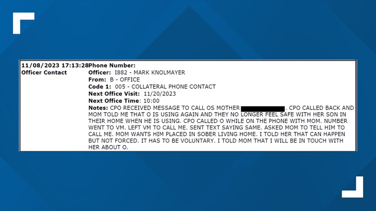 Lone Tree murder suspect met parole officer after alleged killing ...