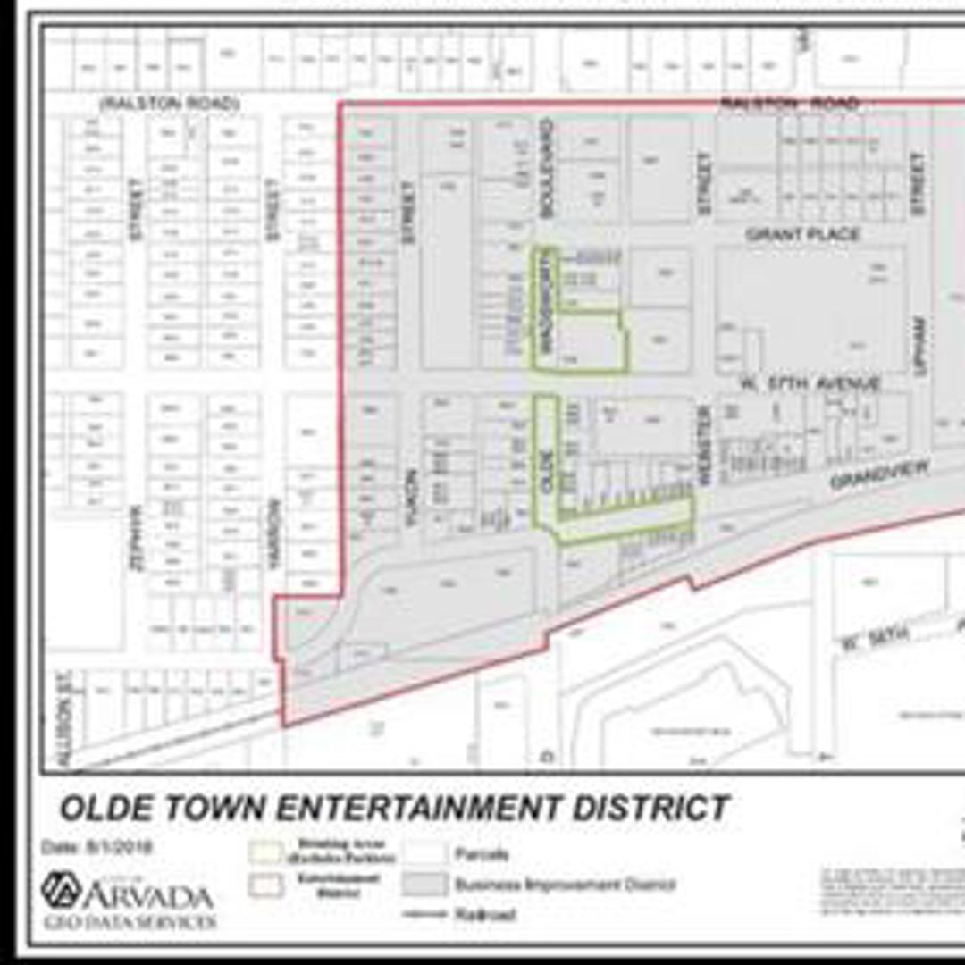 Olde Town Arvada opens designated drinking area | 9news.com