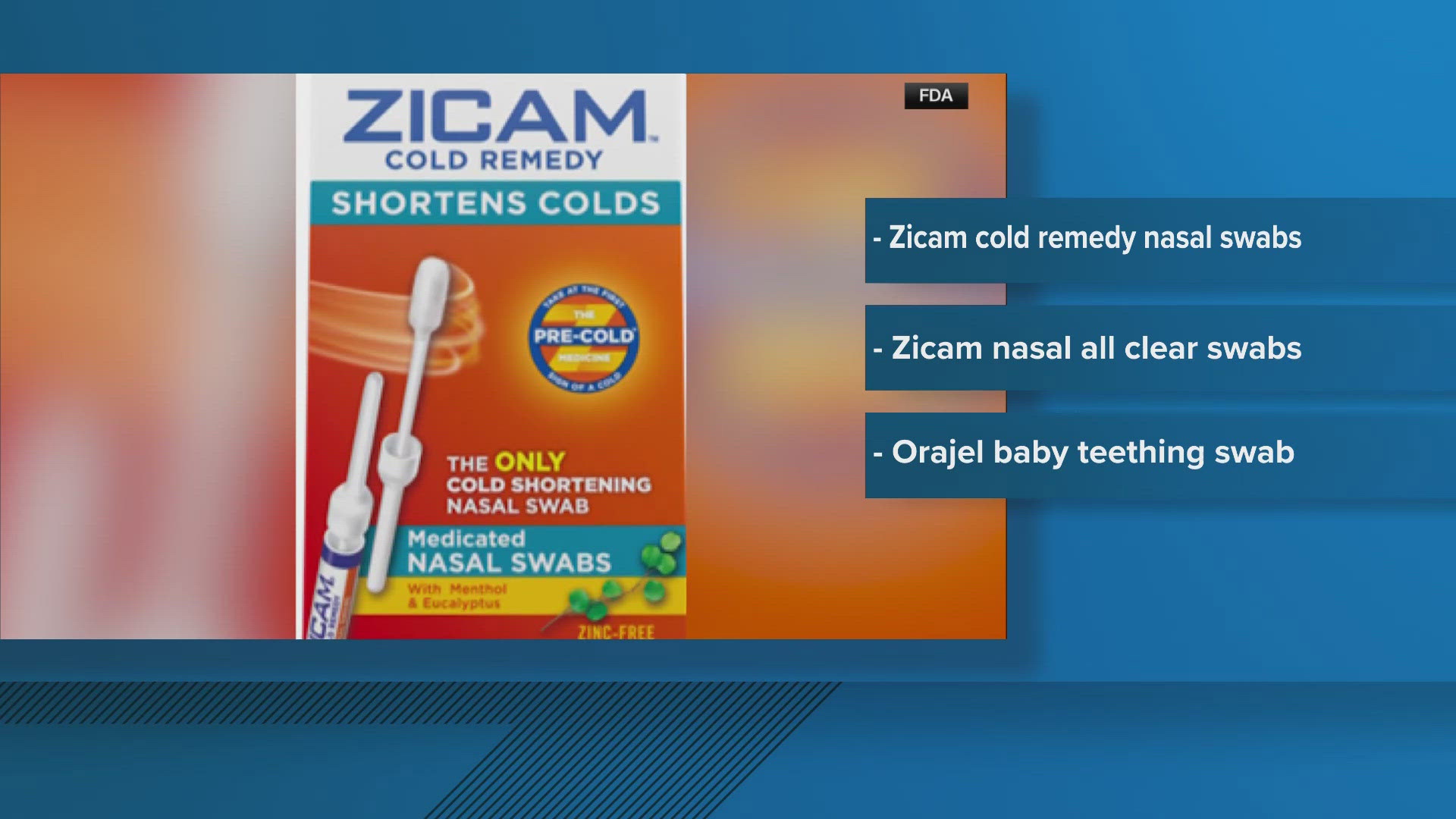 Recall: Nasal and teething swabs may possibly have microbial ...