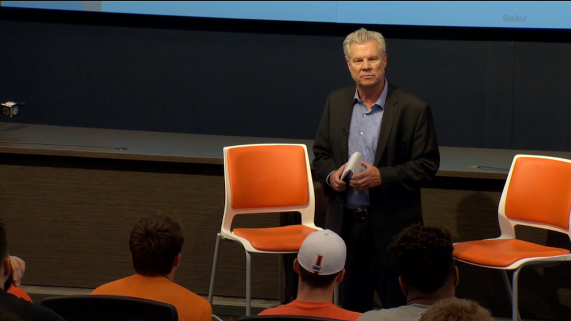 Broncos rookies hear media perspective from 9NEWS reporter | 9news.com