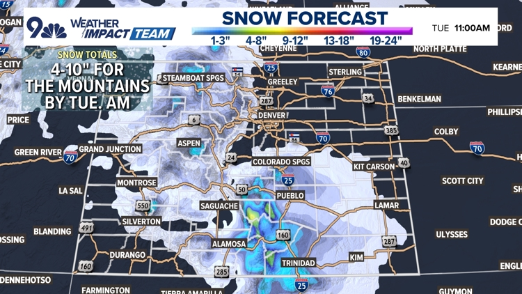 Denver weather: Snow is back in Colorado's forecast: How much snow ...