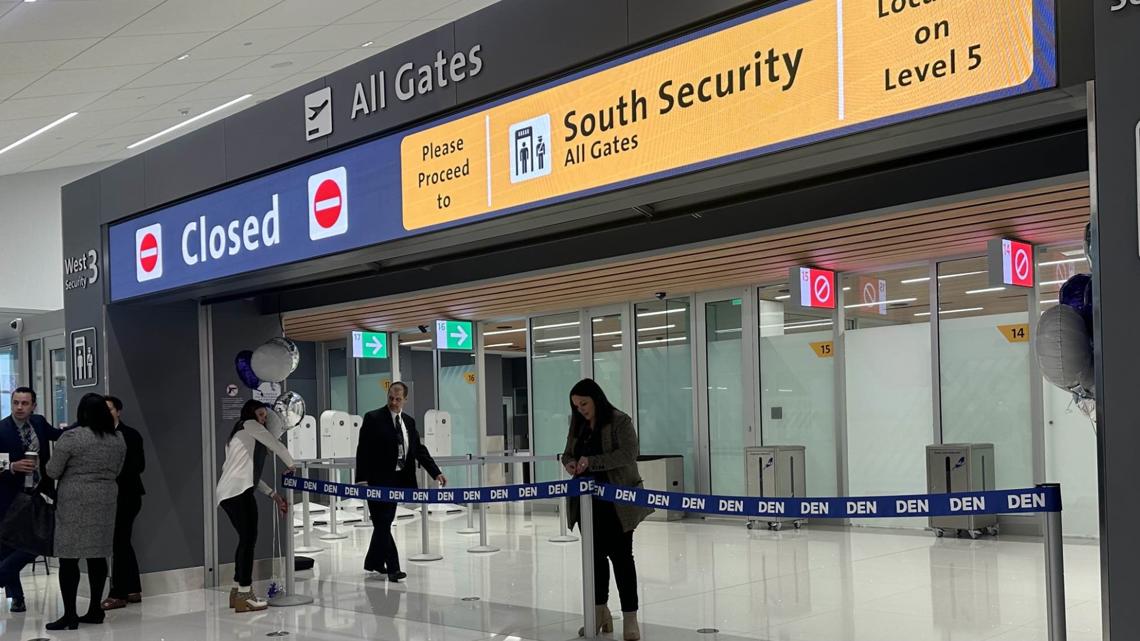 Denver airport opening brand-new West Security Checkpoint | 9news.com